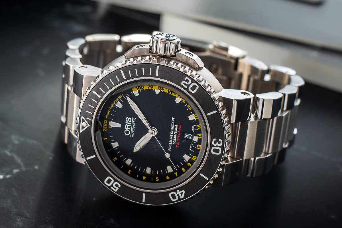 Oris Aquis Depth Gauge Automatic Ceramic Bezel 46mm+Pasek/Kpl ...